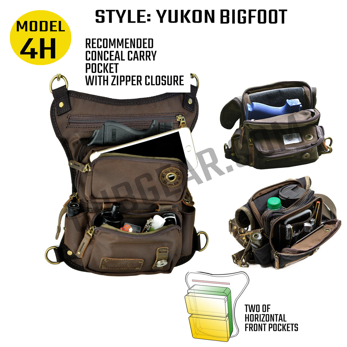 MODEL 4H-CONCEAL CARRY AND HUNTING/CAMPING/HIKING MODEL – UUB